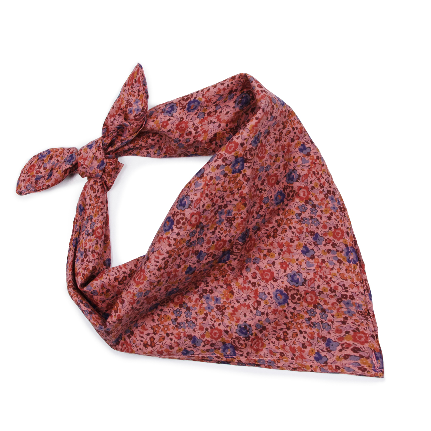 Roseline - Foulard Liberty - Rose Litchi